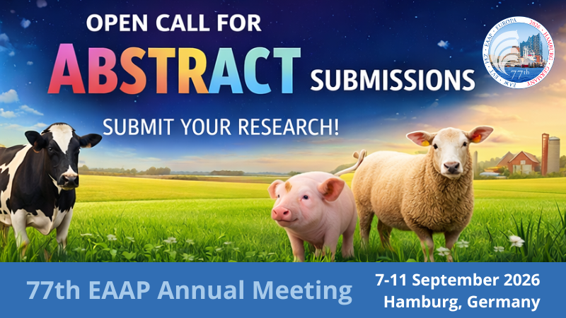 77th European Animal Science Conference: Call for Abstracts Now Open – EAAP